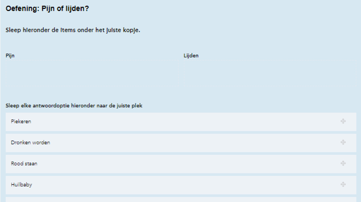Voorbeelden werkvormen | B-Learning